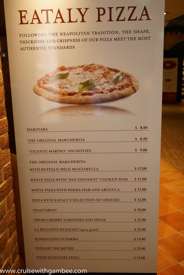 MSC Cruises Divina Menus – cruise with gambee