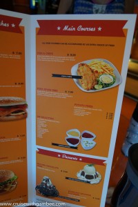 MSC Cruises Divina Menus – cruise with gambee